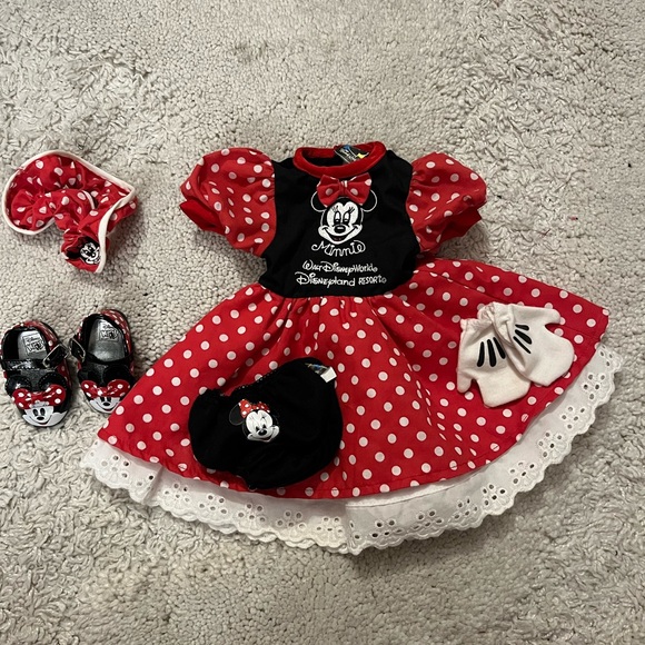 Disney | Toys | Vintage Mini Mouse Doll Outfit | Poshmark